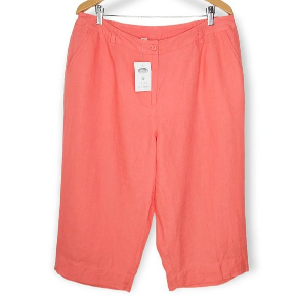 Talbots | Pants & Jumpsuits | Talbots 0 Irish Linen Tailored Fit Capri ...